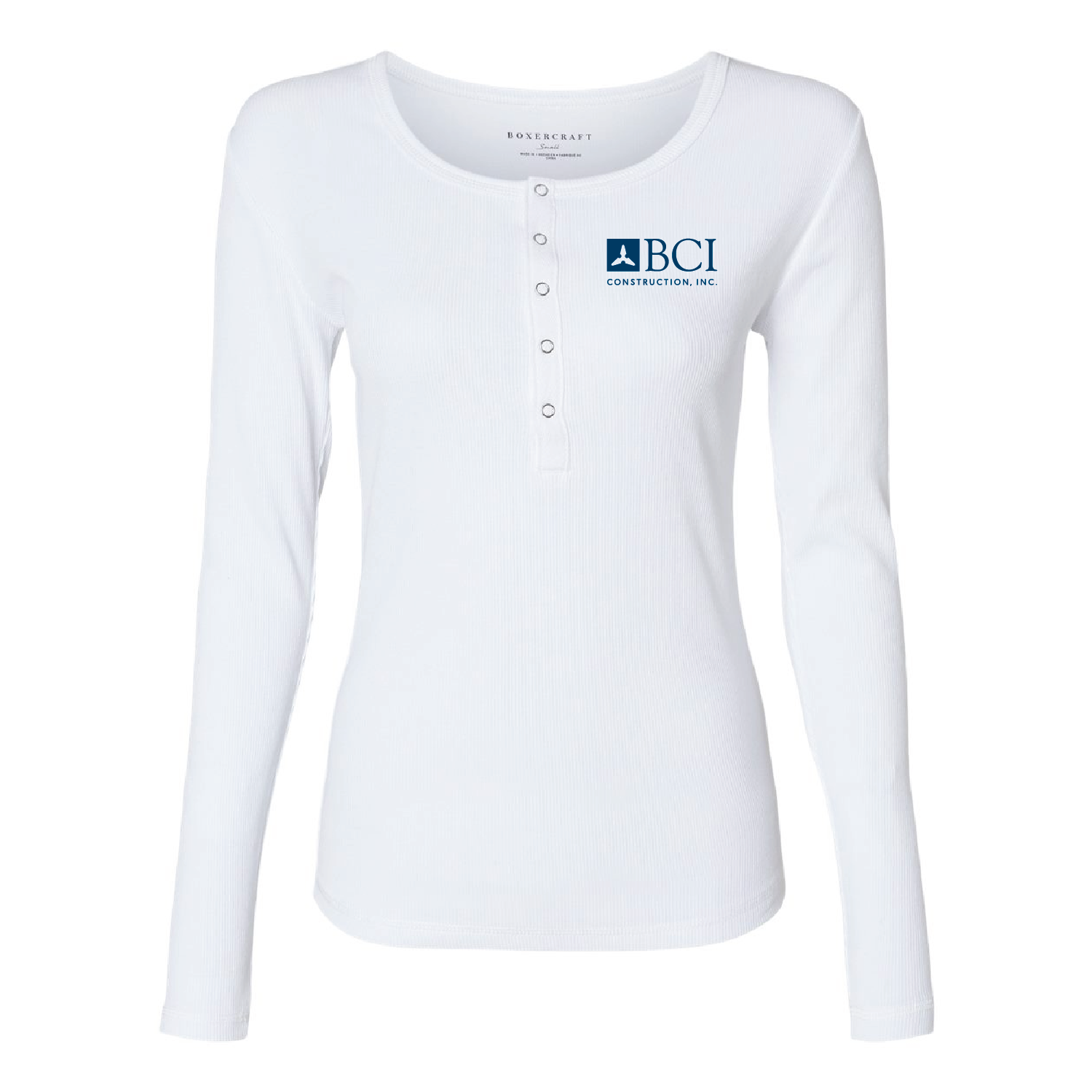 BCI Women's Harper Long Sleeve Henley – BCI Construction